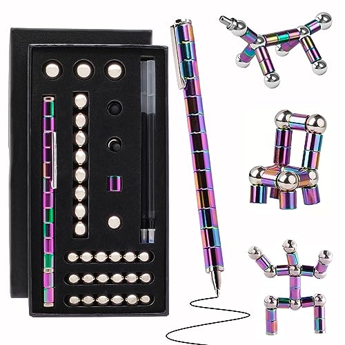 YYMHMF Fidget Pen Teen Girl Boy Gifts - Magnetic Pen Magnet Pen for Adults Kids Teens - Gift for Teenage Girl Boy - Best Gift for 10 11 12 13 14 15 16 Years Old - Novelty Toy Gift for Kids 8-12