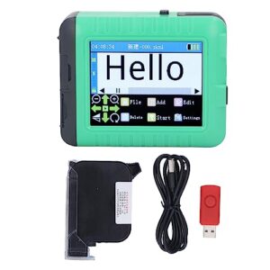 hilitand handheld printer multifunction colour inkjet printer 3.5in display qr code printer portable inkjet printer