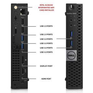 Dell OptiPlex 3040 Desktop Computers Micro PC,16GB Ram New 1TB SSD,i5-6500T 2.5GHz Mini PC (Renewed)