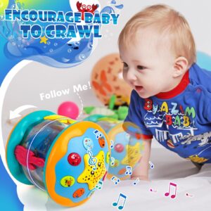 M SANMERSEN Baby Toys for 6-12 Months, Musical Rotating Light-Up Star Projector for Tummy Time and Infant Development, Learning Toddler Toy for 1-2 Year Old- Great Birthday Gift for 3-6-9-12-18 Month