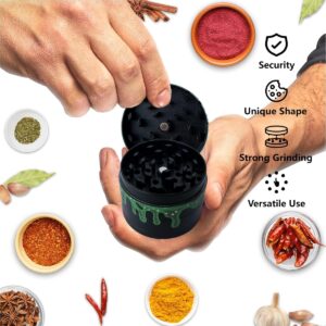 SIMOX 2 Inch Spice Grinder, Zinc Alloy Mills