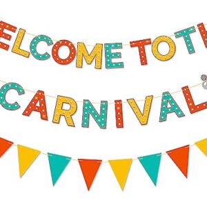 Welcome To The Carnival Banner, Carnival Decorations, Carnival Banner, Carnival Theme Party Decorations, Carnival Games Decor, Circus Theme Party Decorations