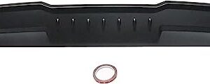 Tailgate Spoiler Cover CH06A16 Replacement for 2009-2021 Do-dge R-am 1500 2500 3500 Truck ; No Cutting or Drilling Required Black