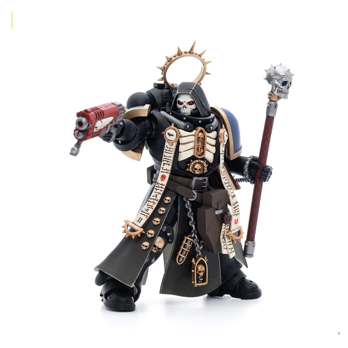 JOYTOY 1/18 Warhammer 40,000 Action Figure Ultramarines Primaris Chaplain Brother Varus Collection Model Gift