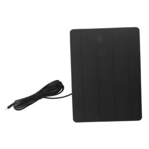 Hilitand 10W 6V Solar Panel for Outdoor Security Camera Waterproof Solar Panel Continuously Power for Rechargeable Battery Surveillance Camera