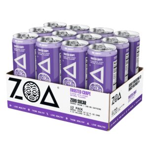 ZOA Energy Drinks Bundle - Best 12oz Flavors (60 Pack) | Healthy Energy Formula with Daily Vitamin C, Essential B-Vitamins | Gluten-Free, Keto Friendly | 12 Ounce Cans (Pack Of 12)