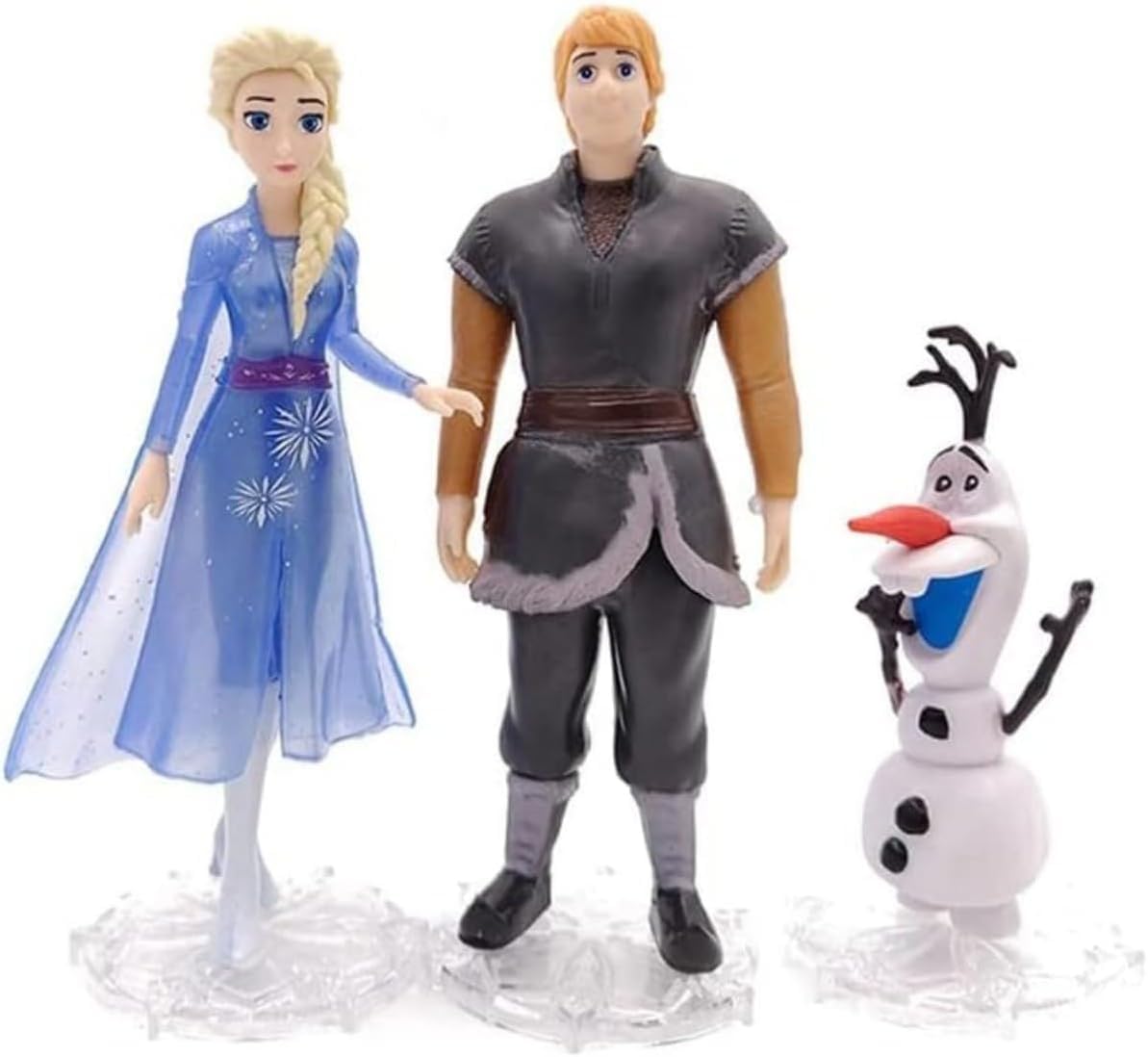 Frozen cake topper Action Figures Toys Frozen cake decorations for Frozen party supplier birthday (5 pcs)