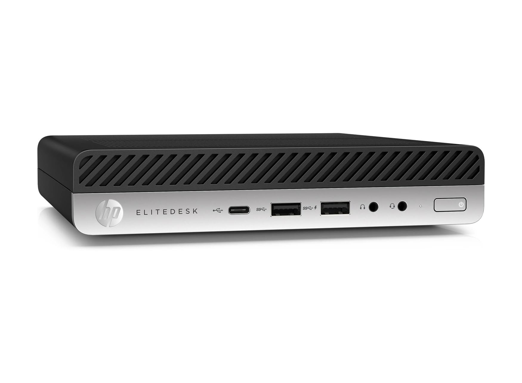 HP EliteDesk 800 G4 Mini Business Desktop - 8th Gen i5-8600T, 8GB DDR4 RAM, NVMe 256GB SSD, WiFi, Wired Keyboard & Mouse,Windows 10 Pro (Renewed)