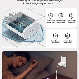 iPhone 15 Pro/15 Pro Max Charger, 35W USB C Charger Block with 10ft USB-C to C Fast Charing Cable for iPhone 15/15 Pro/15 Pro Max/15 Plus, iPad Pro 12.9/11, iPad Air 5/4, iPad 10