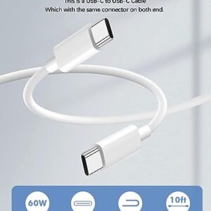 iPhone 15 Pro/15 Pro Max Charger, 35W USB C Charger Block with 10ft USB-C to C Fast Charing Cable for iPhone 15/15 Pro/15 Pro Max/15 Plus, iPad Pro 12.9/11, iPad Air 5/4, iPad 10