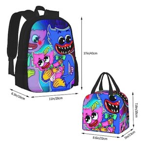 URITIS Elementary School Backpack Set Bookbag Lunch Bags Daypack Shoulder Primary School Bags College Bookbags Laptops For youngsters Girls Boy