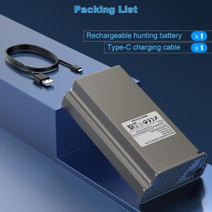 Rechargeable Lipo Lithium Battery, Hunting Camera Battery Compatible with Trail Cameras X Gen 2.0, X, X Pro, XB, SK