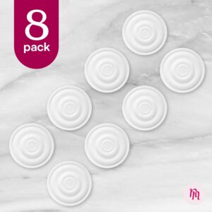 Nurse & Nourish [8 Pack] Membrane for Spectra Backflow Protector Replacement - Breast Pump Inserts for Spectra Replacement Pump Parts S1, S2, 9+ & for Maymom Converter & for Ameda MYA