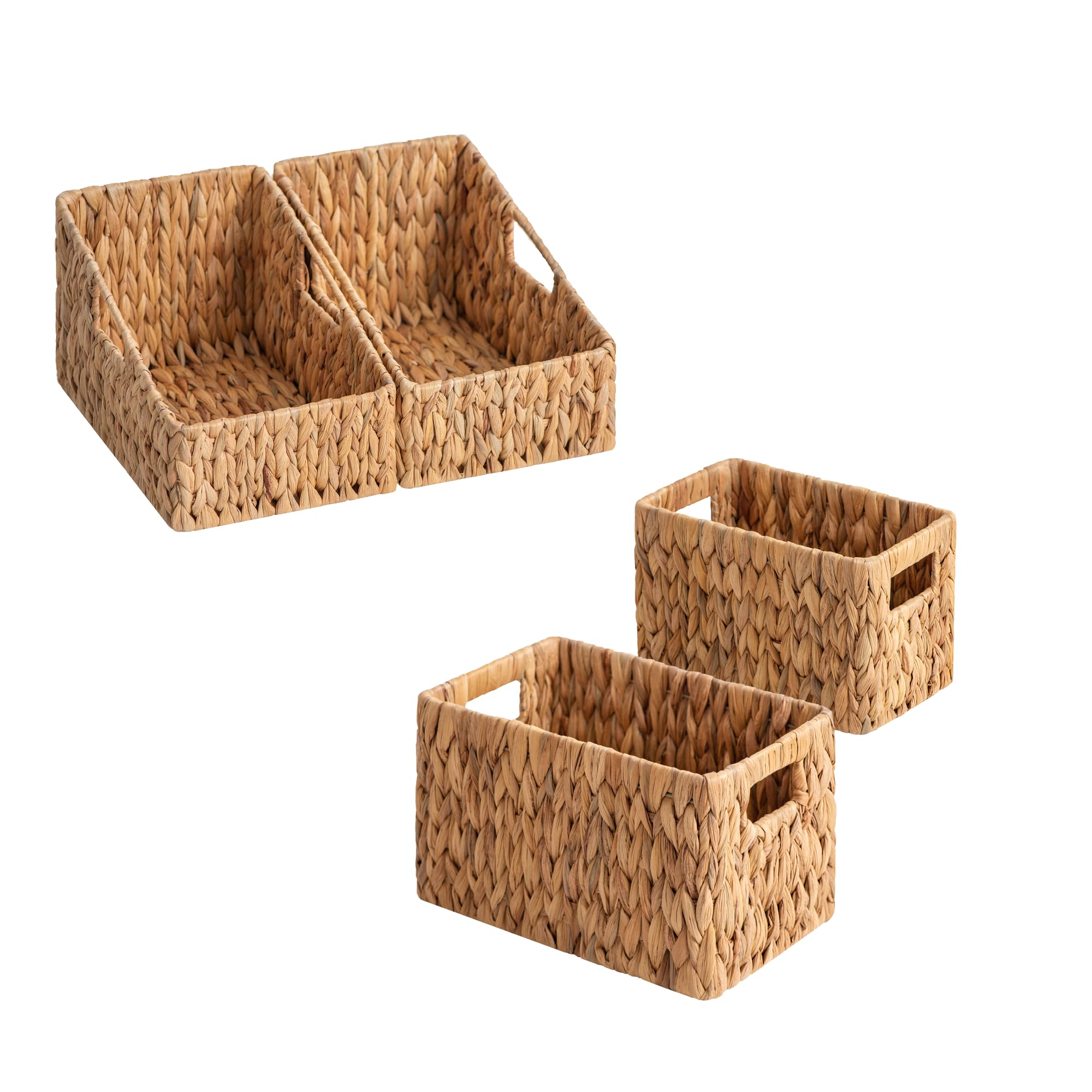 StorageWorks Wicker Baskets for Storage