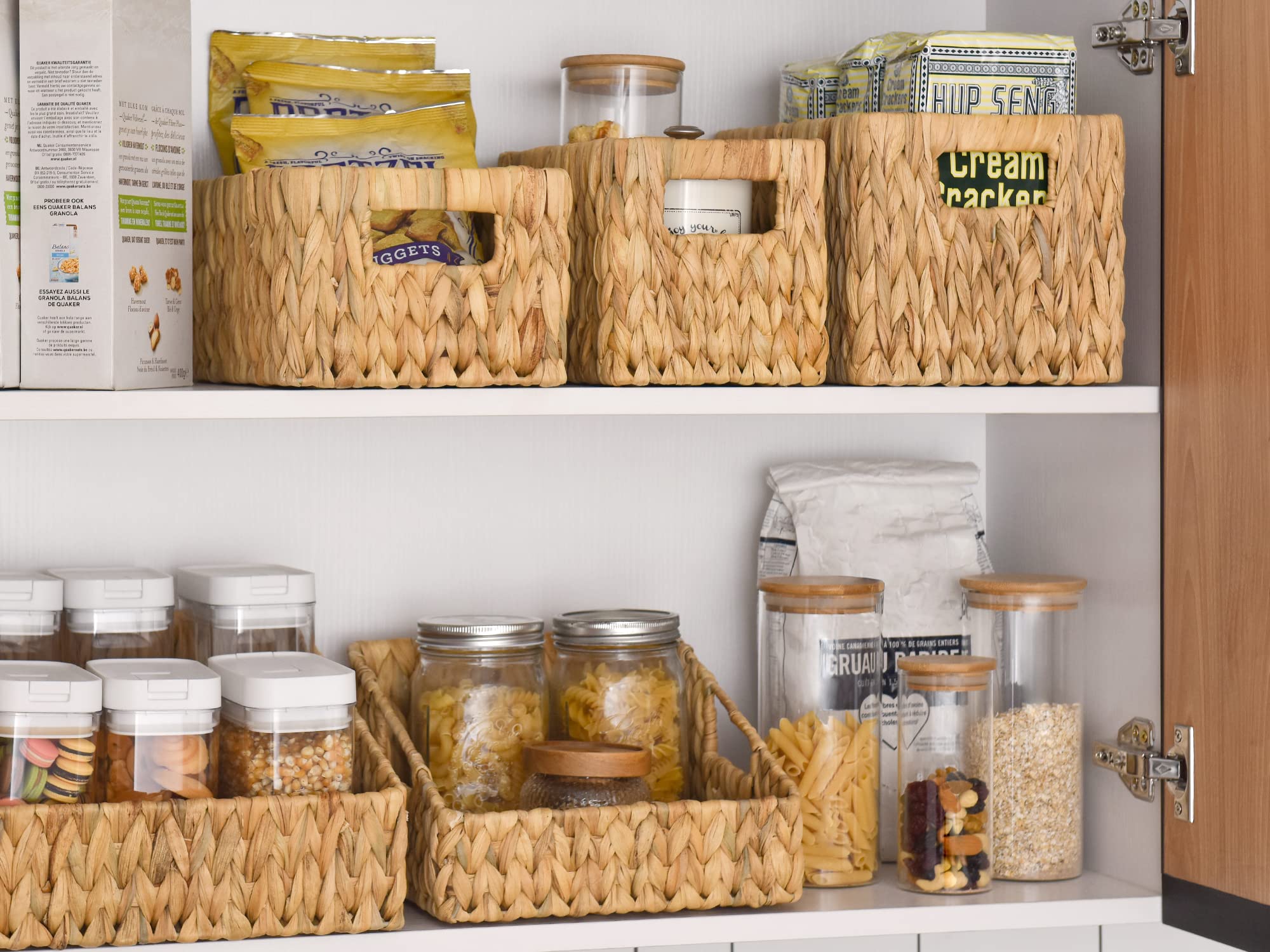 StorageWorks Wicker Baskets for Storage