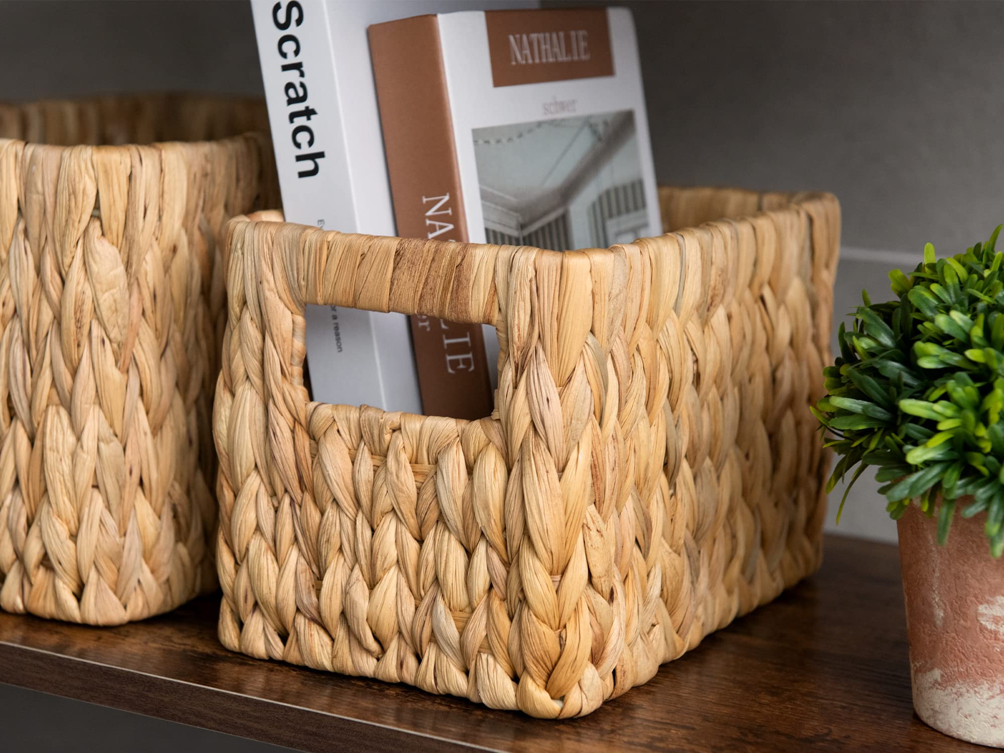 StorageWorks Wicker Baskets for Storage