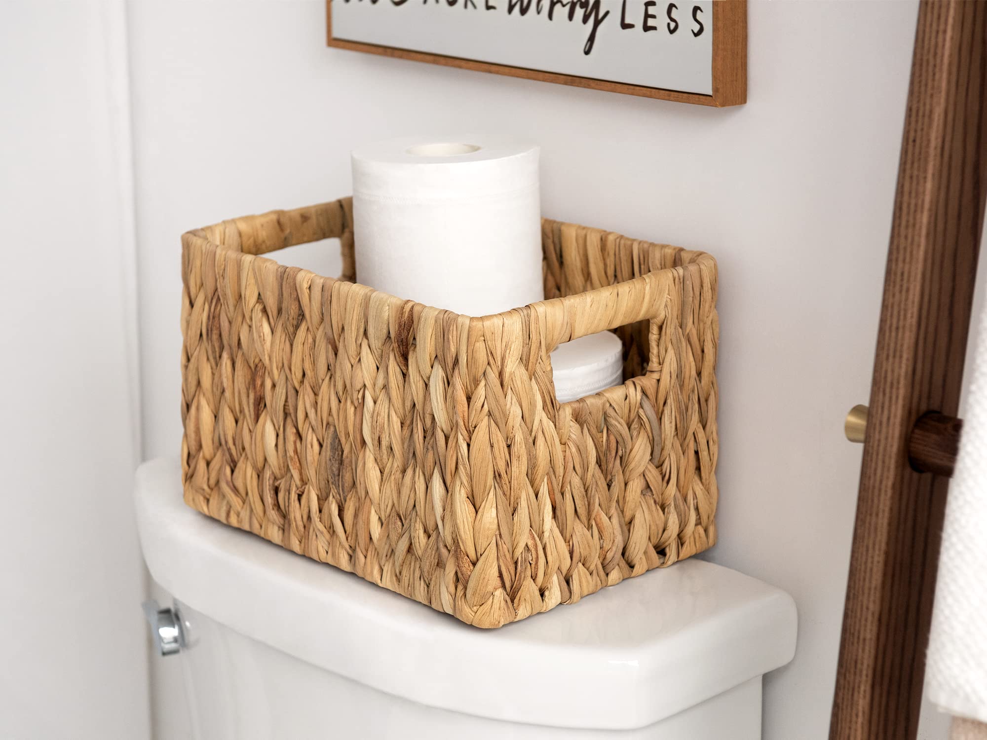 StorageWorks Wicker Baskets for Storage