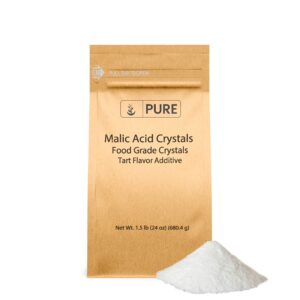 PURE ORIGINAL INGREDIENTS Malic Acid & Citric Acid Bundle, Food Grade, Tart Flavor