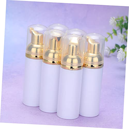 10 pcs Mousse Sparkling Bottle Plastic Foaming Bottles Reusable foaming soap Dispenser Pump Dispenser Bottle Foam Shampoo Bottle Organiser Human Refill Slim Travel Manual Trash can