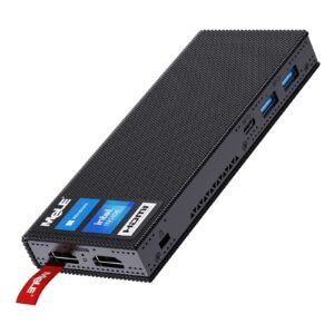 mele pcg02 pro mini pc stick windows 11 pro celeron n5105(up to 2.9ghz) 8gb 128gb micro computer fanless small desktop with gigabit ethernet 2.4g/5g, bt5.1, dual 4k hdmi, vesa for office/study/home