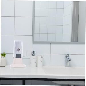 Cabilock 1pc Water Tray Drinking Water Machine Dispenser Drip Catcher Wall Mount soap Dispenser Bracket Wall Foam Dispenser Tray Desktop Stand Plastic White handwashing Fluid Body wash