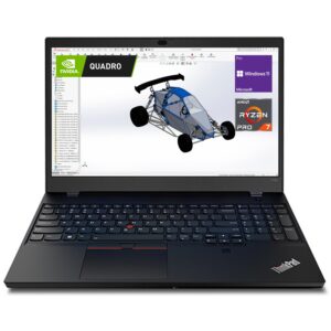 lenovo thinkpad p15v business laptop, 15.6" fhd display, amd ryzen 7 pro 6850h, nvidia quadro t600, 64gb ddr5 ram, 1tb pcie ssd, webcam, wi-fi 6, windows 11 pro, kke accessories