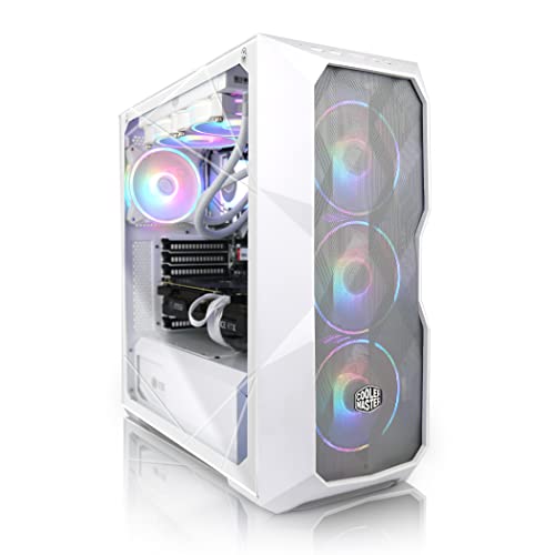 AVGPC Blizzard Gaming Computer - Intel i7 12700KF 8-Core 3.5 GHz, RTX 4060 8GB, 32GB DDR4 3600MHz, 240MM Liquid Cooler, 1TB NVMe M.2 SSD, TD500 Mesh White Case, WiFi/AC, Windows 11