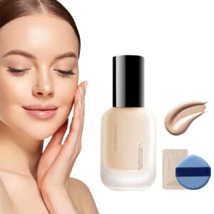 uodo liquid foundation - uodo moisturizing light foundation/uodo matte long lasting foundation, uodo foundation, invisible foundation makeup uodo, uodo maquillaje (matte w03 natural)