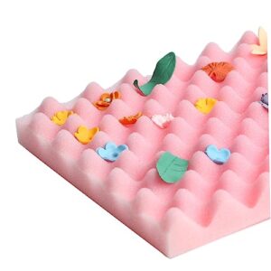 UPKOCH 4 PCS Gumpaste Dry Flower Sponge Mats gum paste foam tray dry flowers for decoration cake flower sponge fondant forming mat hand decor fondant cake dried flowers foam board