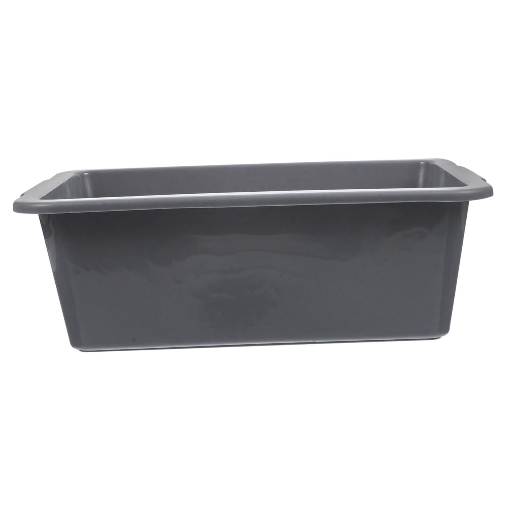 Cabilock Storage Bins Plastic Car Storage Bin White Boxes Bus Box Multipurpose Bus Tub Tote Box with Handles Household Storage Box Tote Bag Storage Basket Grey Multifunctional Storage Box