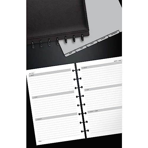 2024 TUL® Discbound Weekly/Monthly Planner Refill Pages, Junior Size