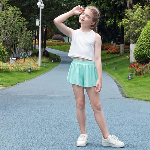 Girls Flowy Shorts Butterfly Shorts Kids Cute Shorts for Girls 10-12 Years Old Girls Skorts