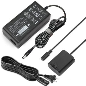 uorlen np-fz100 a7iii a7iv dummy battery ac power adapter kit for sony alpha a7 iii, a7 iv, a7siii a7riii a7riv a7rv fx30 fx3 a7c a6600 a6700 a1 zv-e1 a9, a7r iii iv v cameras