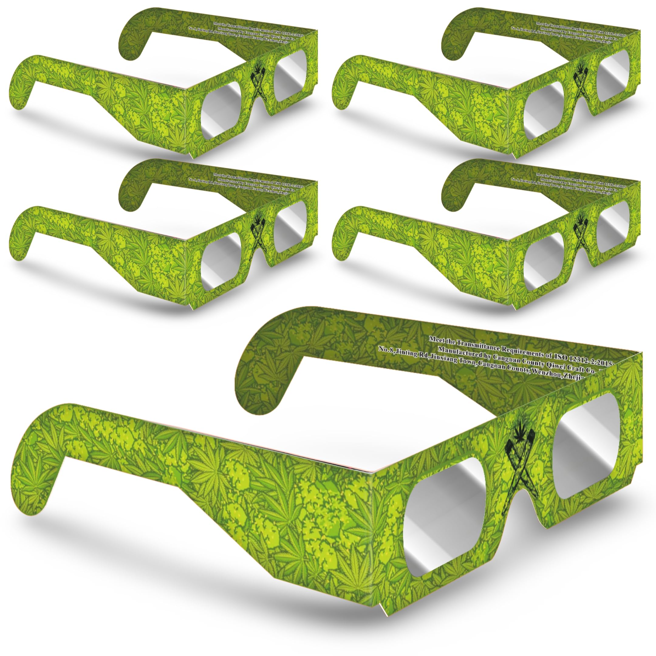 Solar Eclipse Glasses (5 pack) ISO 12312-2 Compliant, AAS Recognized - USA