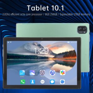 2 in 1 5G WiFi Tablet with Keyboard, X5 Pro 10.1 Inch FHD Tablet for Android12, 8GB RAM 256GB ROM, 8 Core 4G Network Calling Tablet USB C Charging with Dual Cameras for Daily (US Plug)