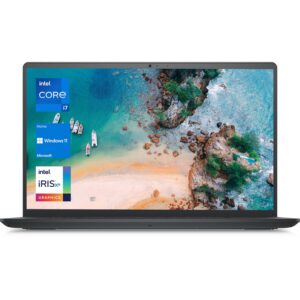 dell inspiron 3520 15.6" fhd laptop, intel core i7-1255u processor, 32gb ram, 1tb ssd, webcam, hdmi, sd-card slot, wi-fi 6, windows 11 home, black