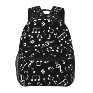 rosihode piano music note backpack,fashion travel hiking camping daypack computer backpacks bookbag for men women