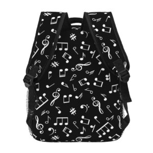 ROSIHODE Piano Music Note Backpack,Fashion Travel Hiking Camping Daypack Computer Backpacks Bookbag for Men Women