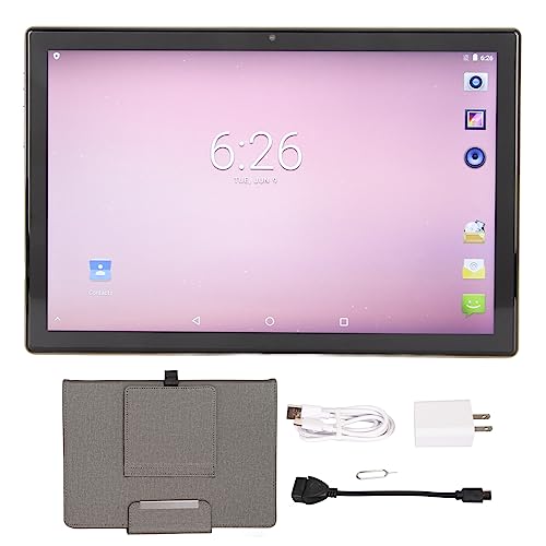 SHYEKYO Gaming Tablet, 8GB RAM 256GB ROM 10.1in FHD Dual Camera 4G LTE 5G WiFi Office Tablet for Business (US Plug)