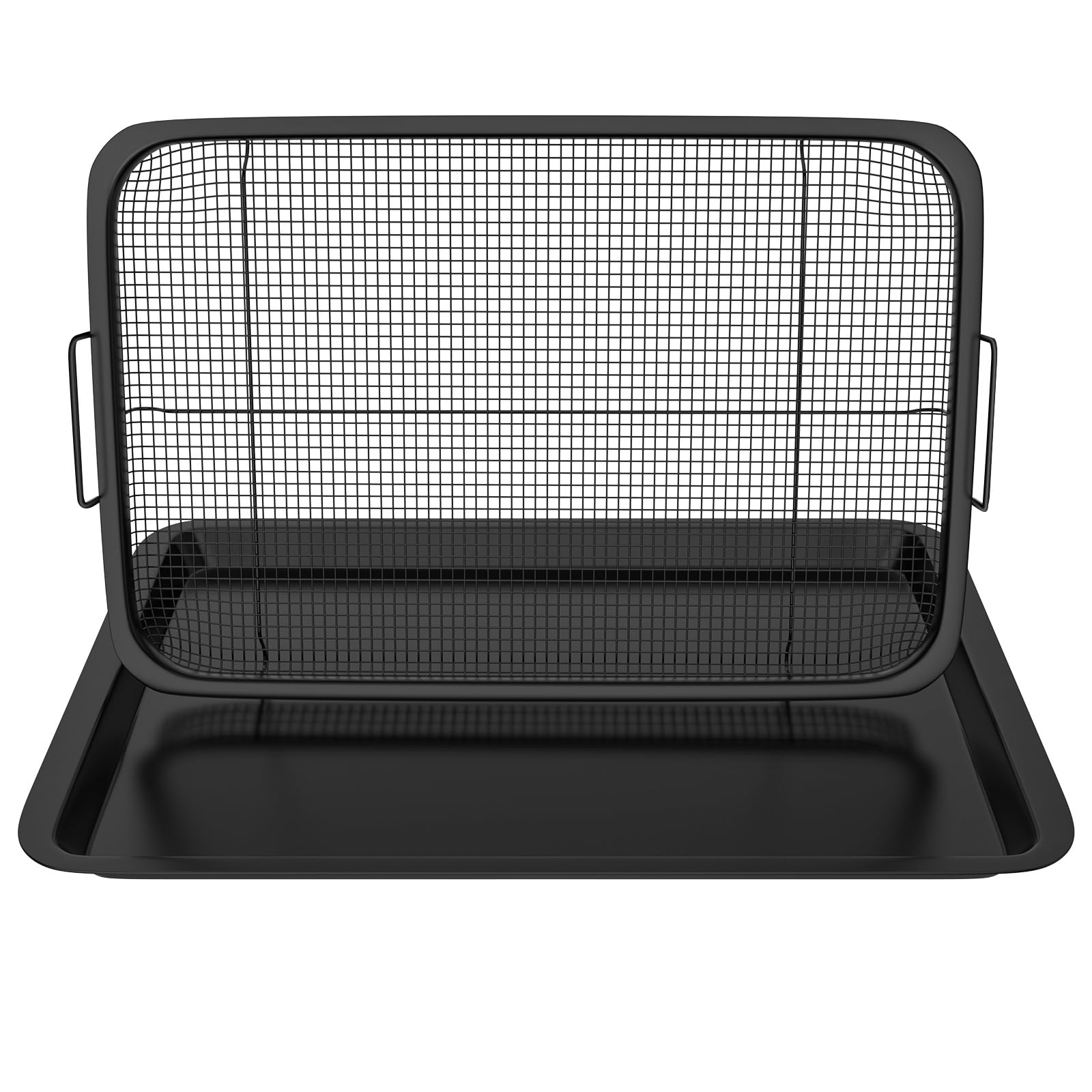 Large Size 19" x 12.8", Air Fryer Basket For Oven, Stainless Steel Air Fryer Tray, Oven Air Fryer Basket Baking Sheet Cookie Sheet Roasting Basket