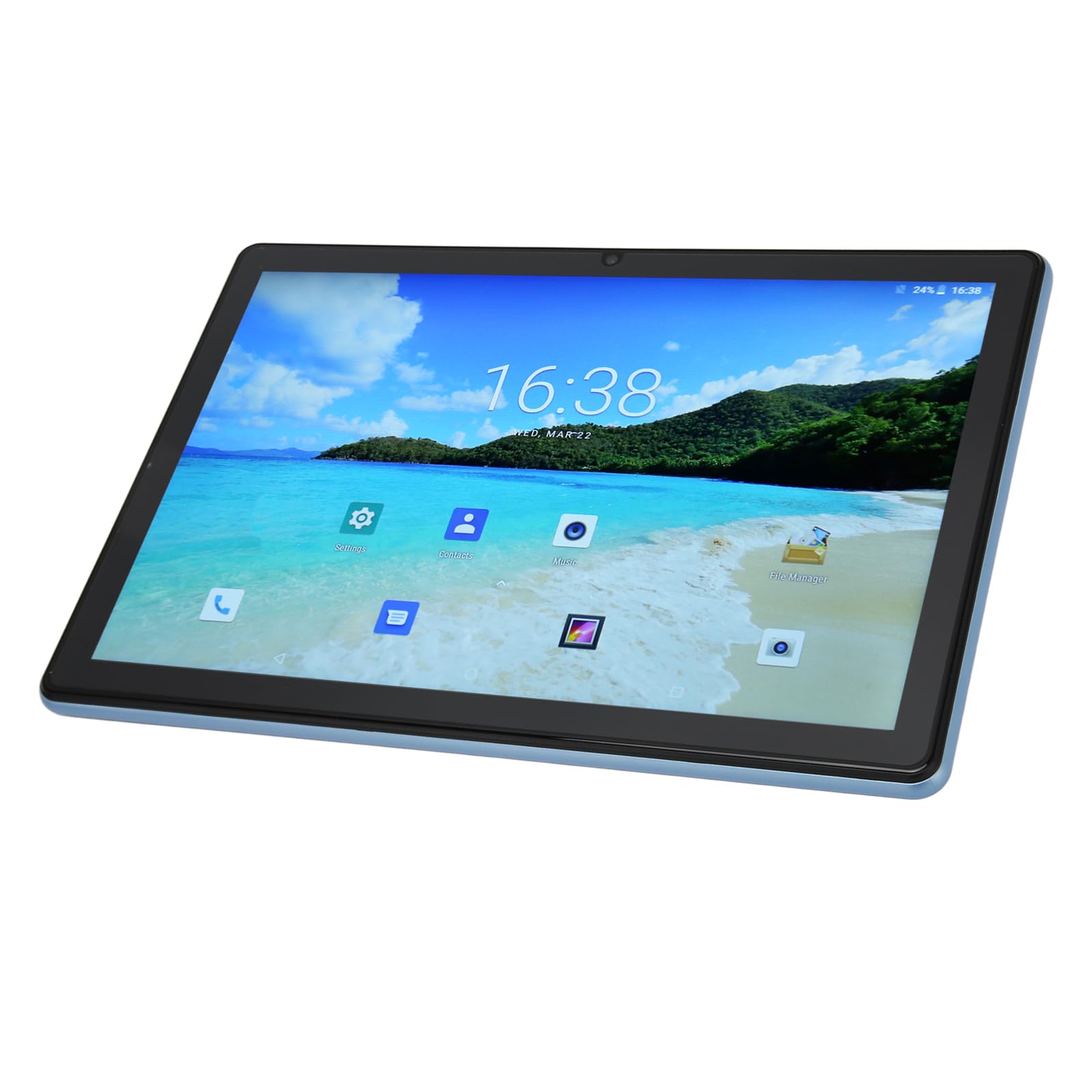 FOLOSAFENAR Gaming Tablet, 8MP 16MP Camera 4G LTE 5G WiFi Octa Core CPU Office Tablet 10.1in FHD for Business (US Plug)