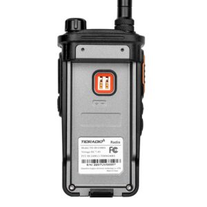 TIDRADIO (2nd Gen) TD-H8 GMRS Radio Two Way Radio,APP Programmable,Support Chirp,Long Range Walkie Talkies with 2pcs Rechargeable USB-C 2500mAh Battery,NOAA Weather Broadcast Receiver