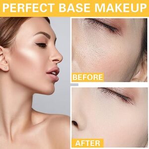 Setting Powder Sunscreen Powder Mineral Powder SPF 35 PA+++ Natural Flawless Smooth Soft Matte Oil Control Brighten Concealer Translucent Powder Setting Powder Makeup With Sunscreen Brush #01 Transluc