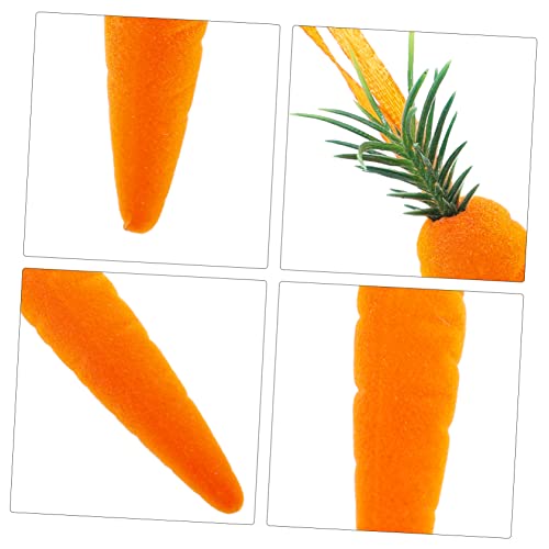 DECHOUS 10pcs Easter Decoration Easter Carrot Easter Tree Decorations and Ornaments Egg Easter Tiered Tray Decor Easter Hanging Carrot Easter Hanging Ornaments Carrot Decor Set Rabbit Foam