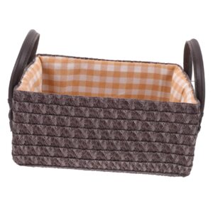 toyvian storage basket decorative baskets closet organizer and storage clothes storage bin cotton rope basket open storage bin woven shelf storage empty gift baskets pp toy wardrobe