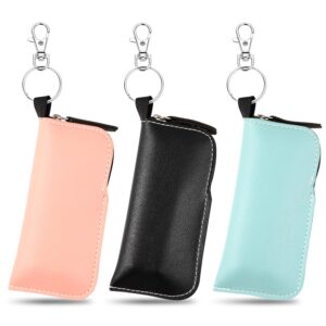 chapstick holder lip balm sleeves pouch portable lipstick holder bags lip gloss holder lipstick bag with hook gift for women