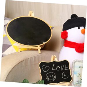 Ciieeo 2pcs Blackboard Crafts Easel for Table Easel for Small Message Board Sign Chalk Board Sign Mini Tablet Blackboard for Small Desktop Tablet Display Blackboard Platen