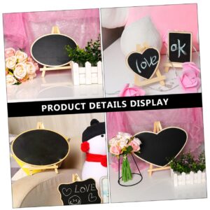 Ciieeo 2pcs Blackboard Crafts Easel for Table Easel for Small Message Board Sign Chalk Board Sign Mini Tablet Blackboard for Small Desktop Tablet Display Blackboard Platen