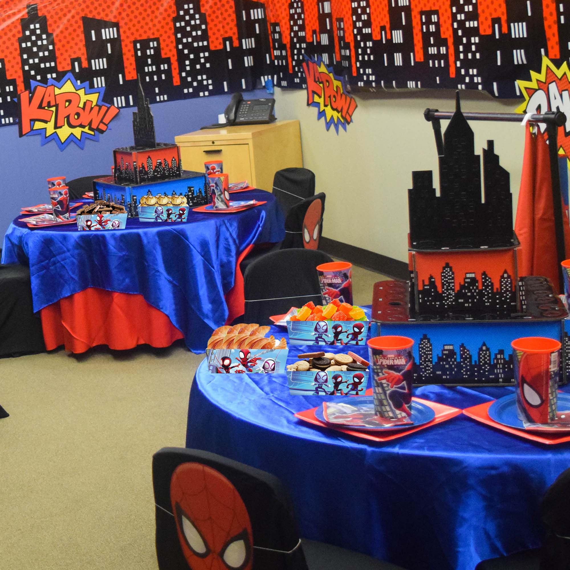 Spidey and His Amazing Friends Birthday Decorations, Party Supplies Paper Trays, Paper Tray for Spidey and His Amazing Friends Birthday Party Supplies, Spidey Theme Party Favors