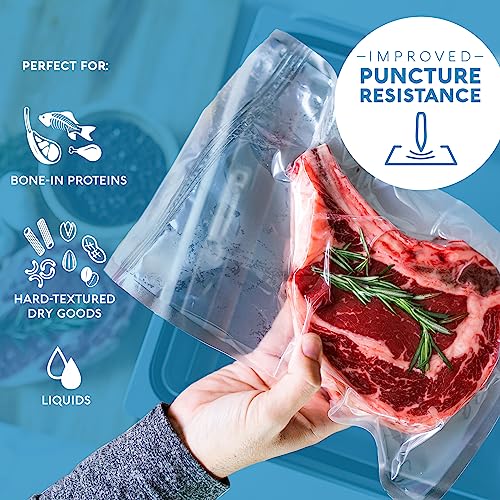 Avid Armor – Chamber Machine Pouches 4mil, Pre-Cut Chamber Vacuum Sealer Bags, Heavy Duty Seal Pouch, BPA-Free Chamber Sealer, 11x10, Pack of 250 Vacuum Chamber Pouches